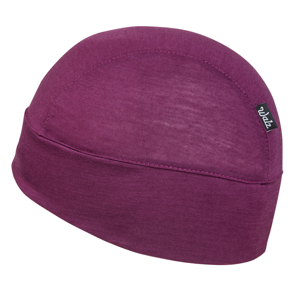 Plum Merino Wool Skull Cap – Walz Caps - Superior Quality Cycling Caps