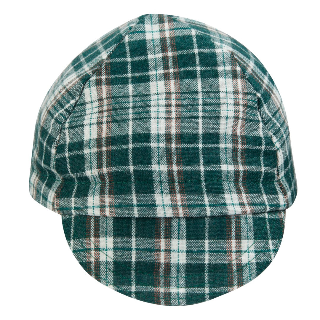 Green Plaid Wool 4-Panel – Walz Caps - Superior Quality Cycling Caps