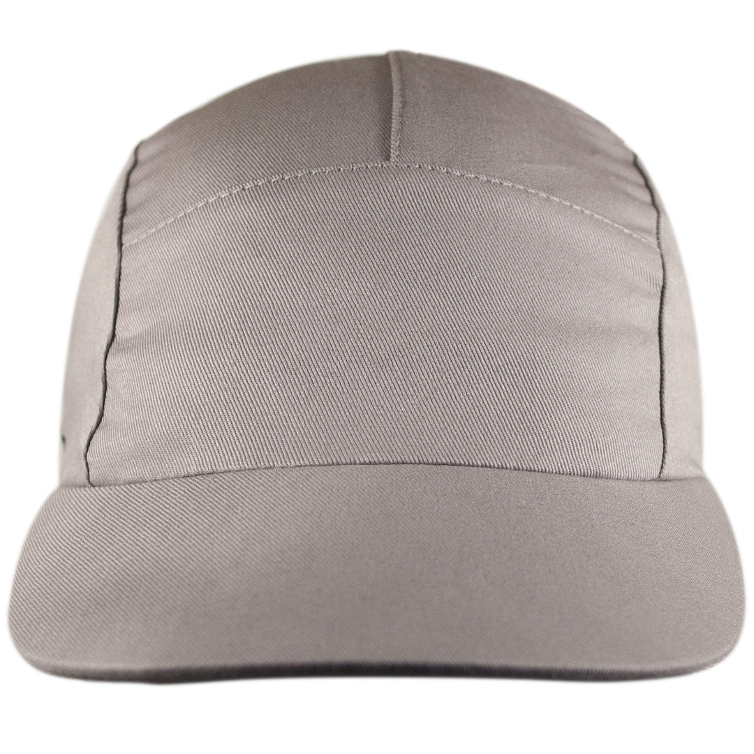 Velo/City Cap - Grey Cotton – Walz Caps - Superior Quality Cycling Caps