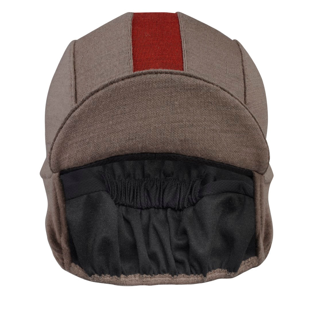 Grey/Red Stripe Merino Wool Ear Flap Cap – Walz Caps - Superior Quality ...