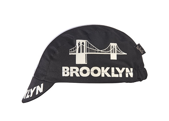 Brooklyn Black Cotton Cycling Cap – Walz Caps - Superior Quality ...
