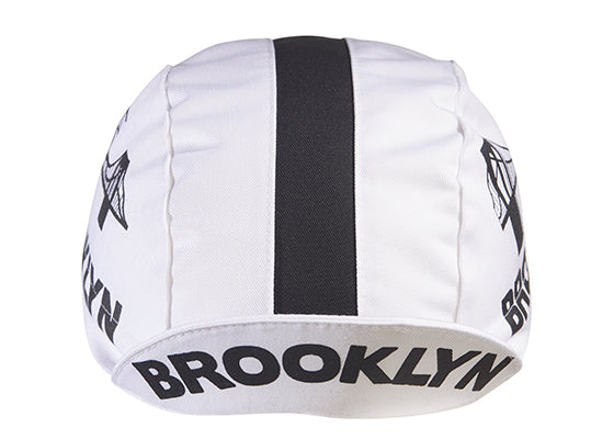 Brooklyn White Cotton Cycling Cap – Walz Caps - Superior Quality ...
