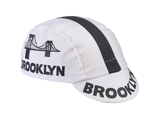 Brooklyn White Cotton Cycling Cap – Walz Caps - Superior Quality ...