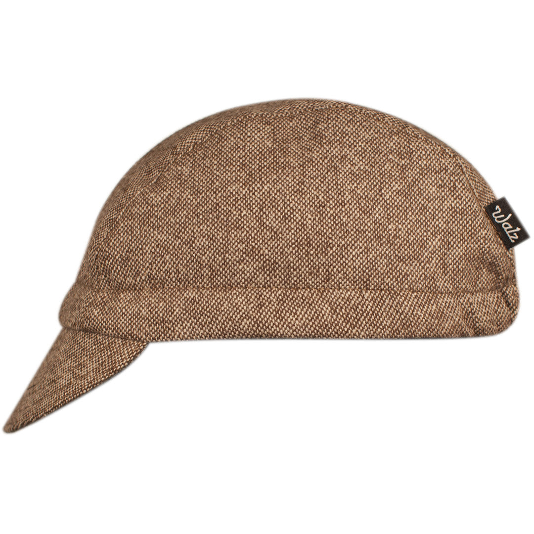 Brown Tweed/Brown Wool 3-Panel – Walz Caps - Classic American Cycling Caps